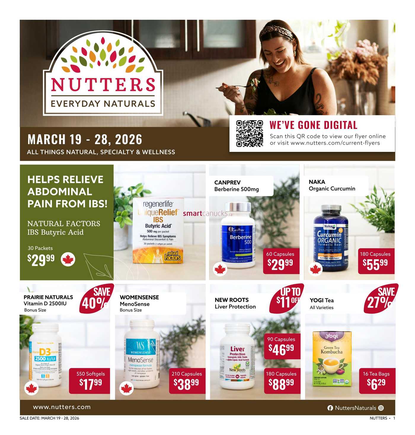 Nutters Everyday Naturals Canada Flyers