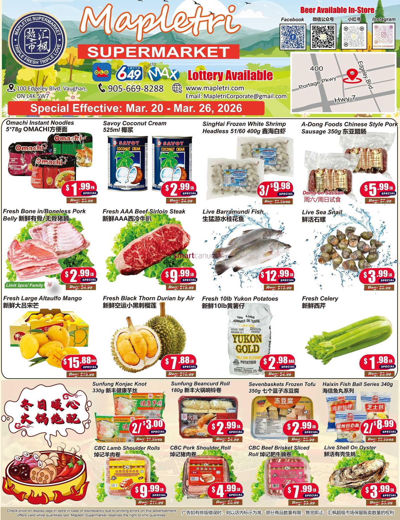 Mapletri Supermarket Canada Flyers
