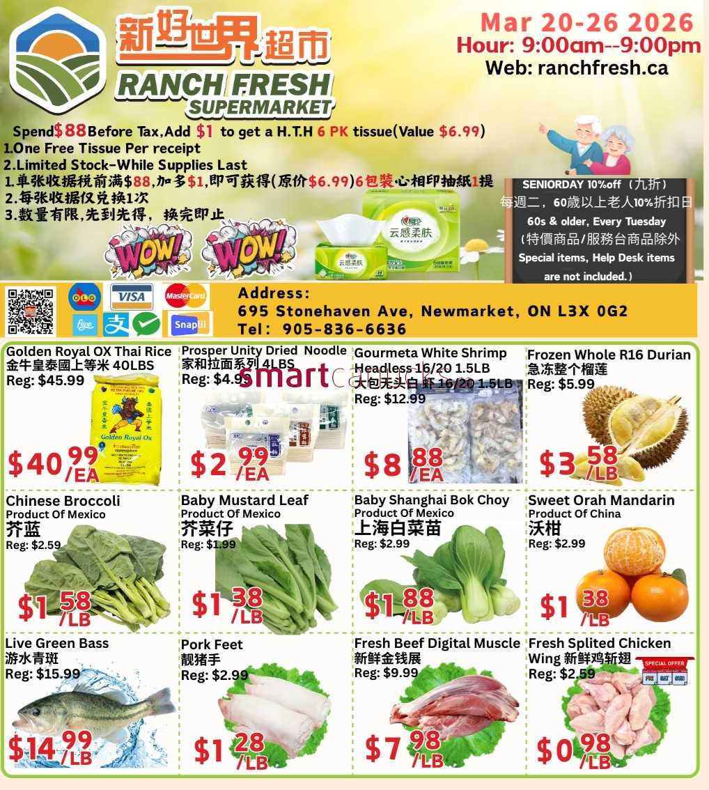 Ranch Fresh Supermarket Canada Flyers