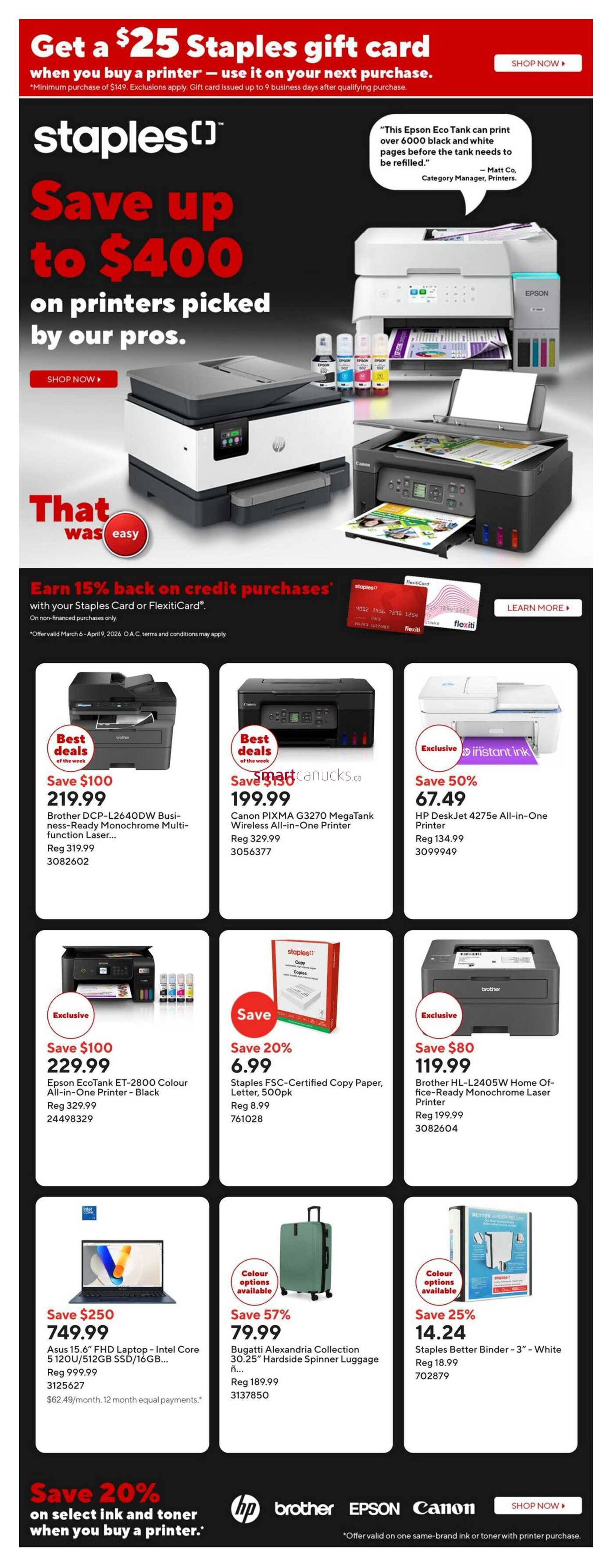 Staples Canada Flyers