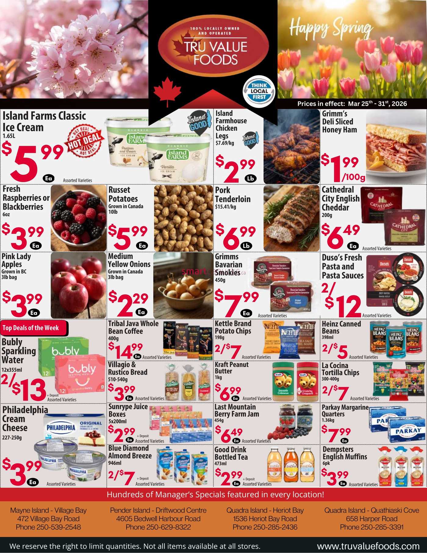 Tru Value Foods Flyer March 25 to 31
