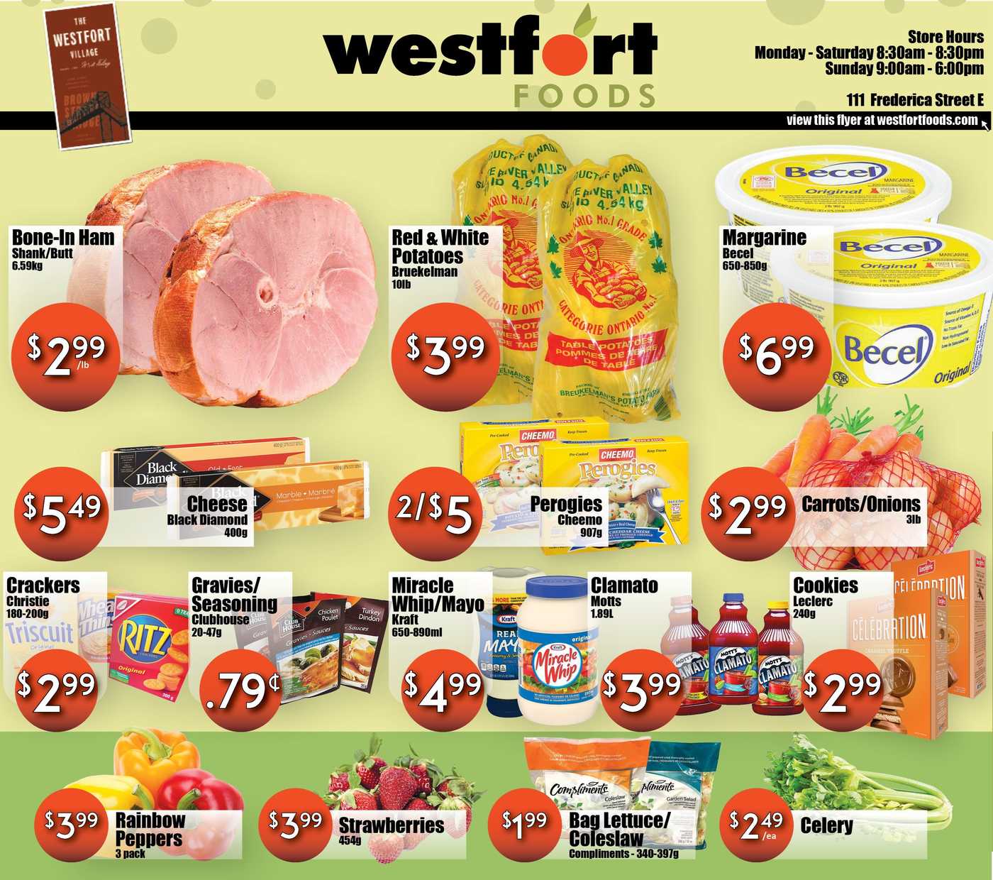 Westfort Foods Flyer March 27 to April 2