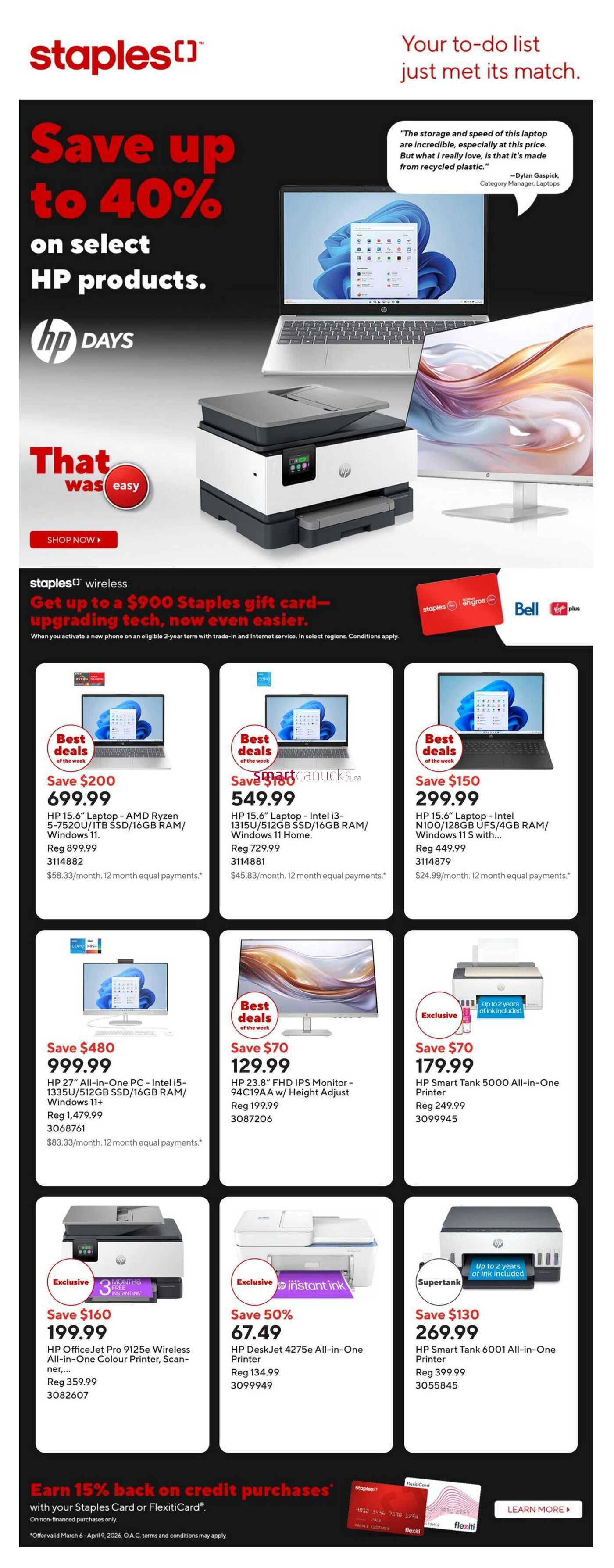 Staples Canada Flyers