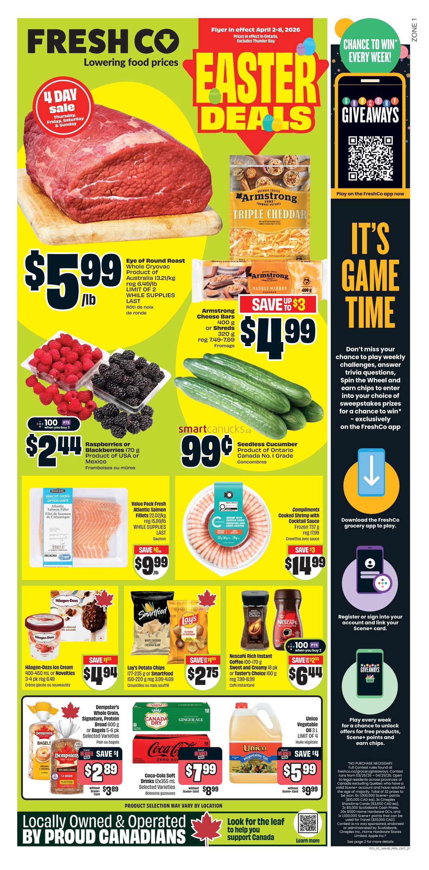 FreshCo (ON) Flyer April 2 to 8