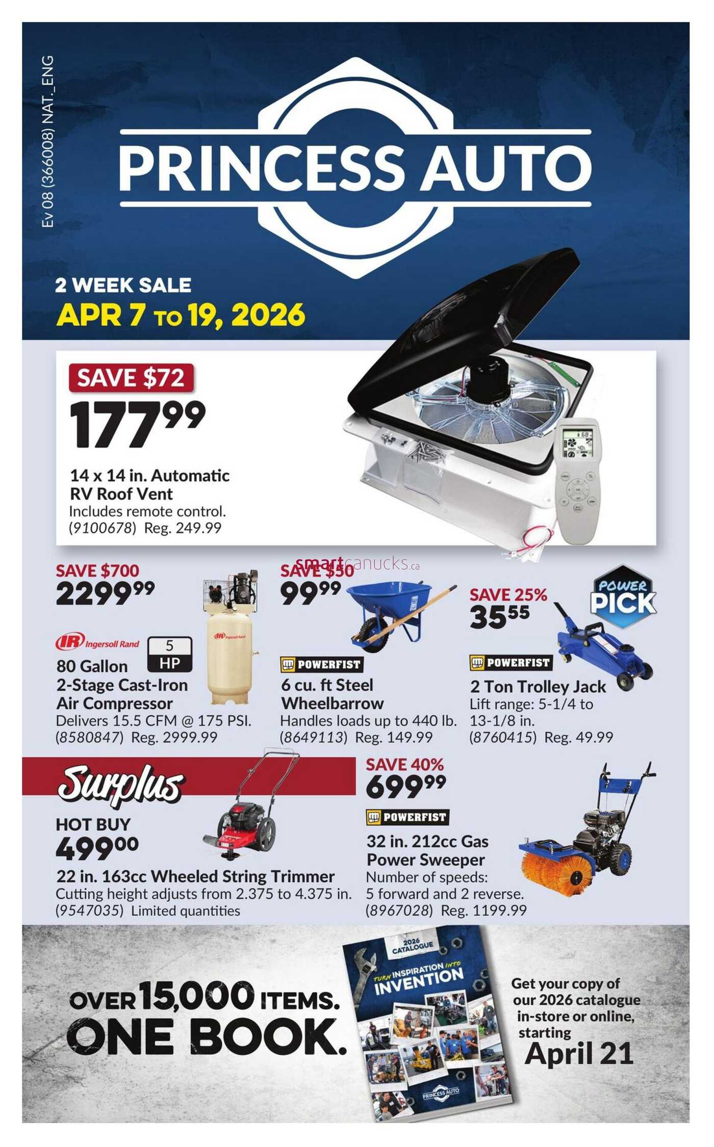 Princess Auto Canada Flyers