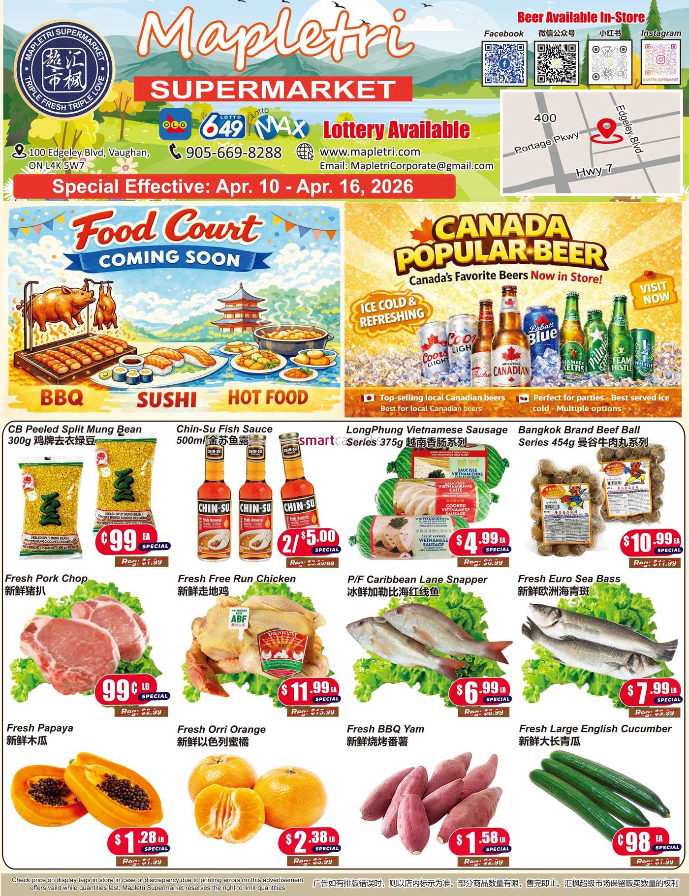 Mapletri Supermarket Canada Flyers