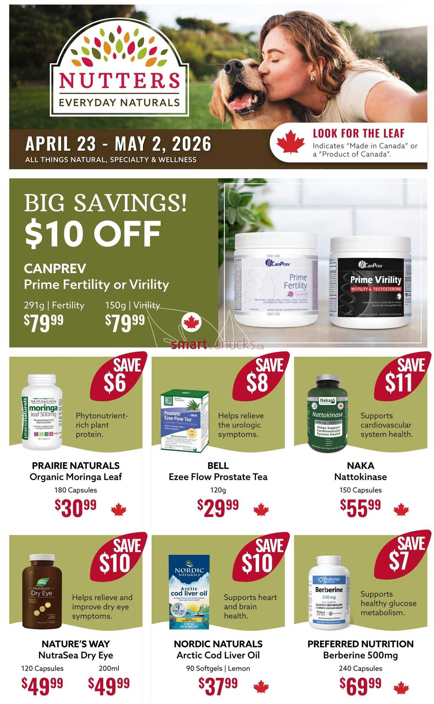 Nutters Everyday Naturals Canada Flyers