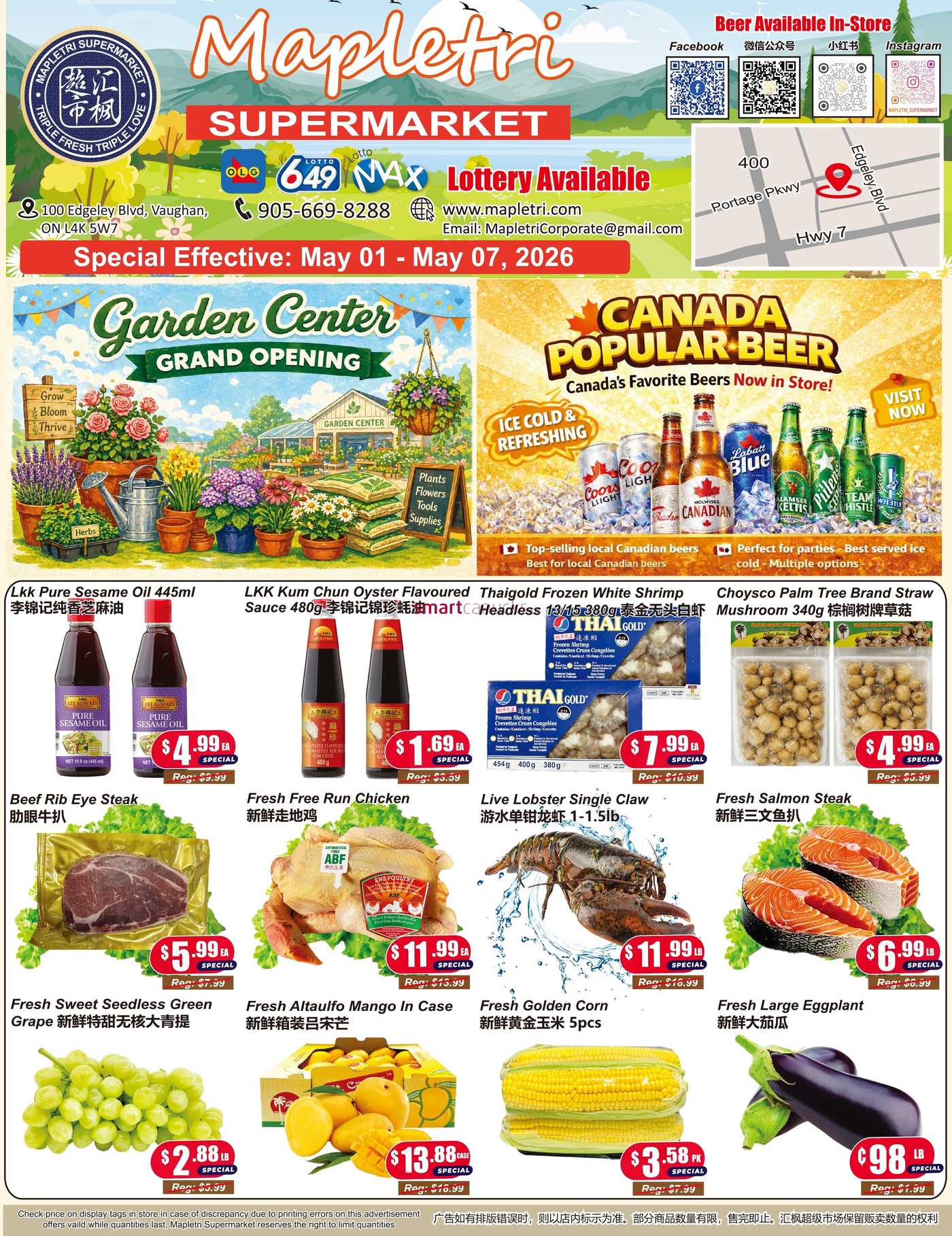 Mapletri Supermarket Canada Flyers