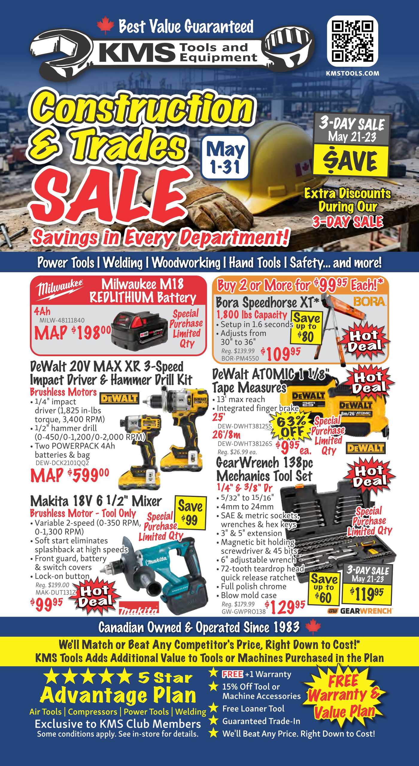 KMS Tools & Equipment Canada Flyers