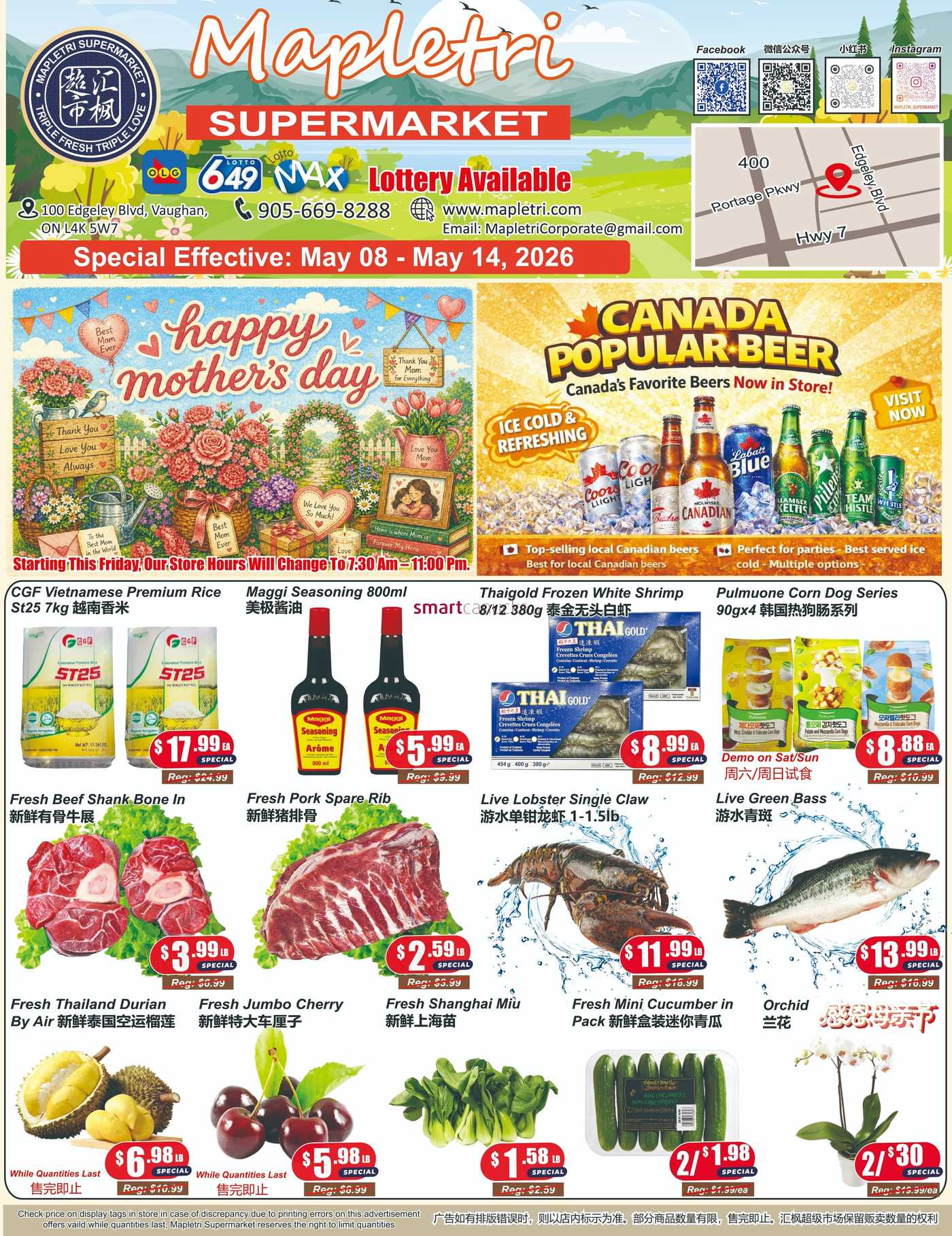 Mapletri Supermarket Canada Flyers