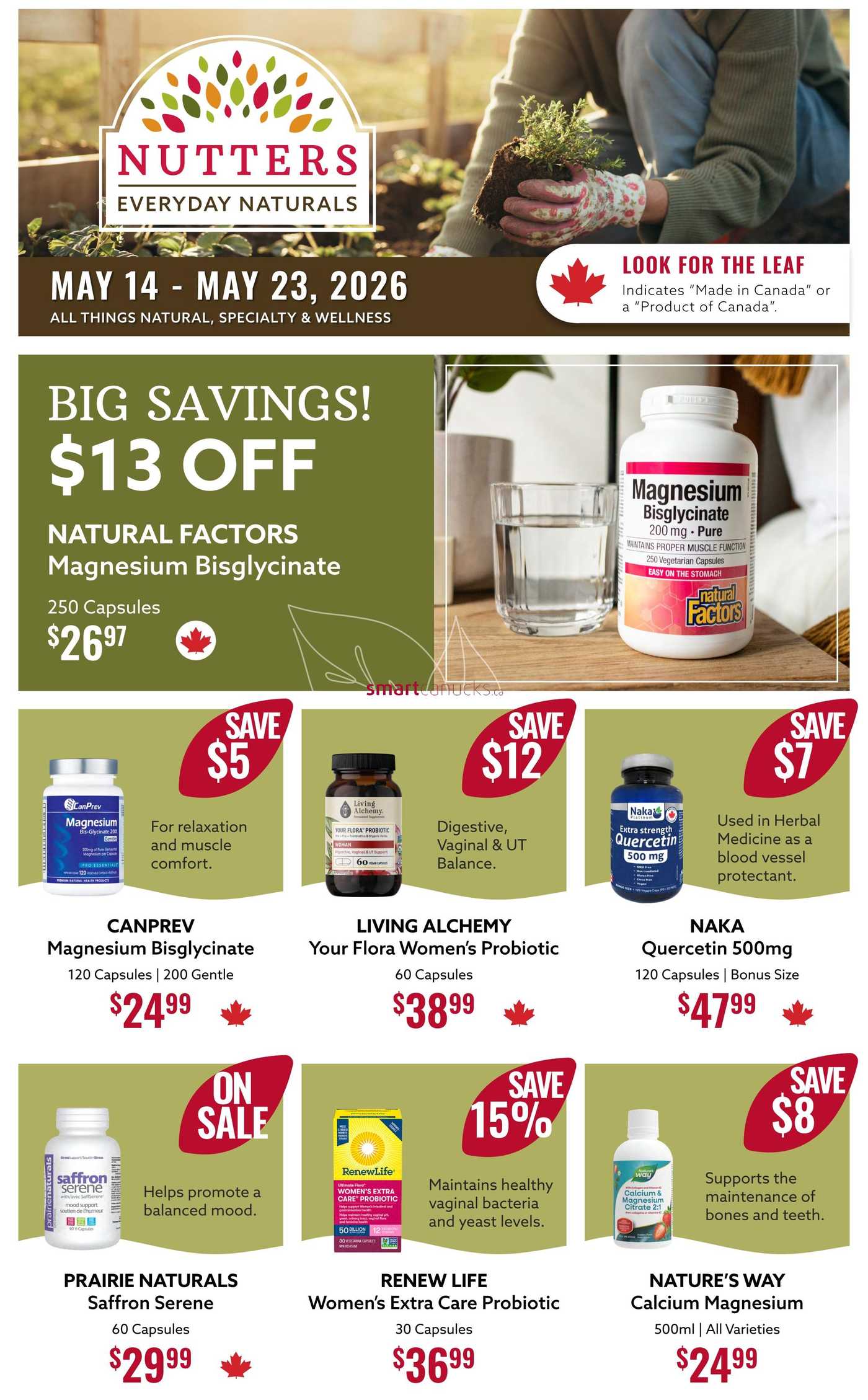 Nutters Everyday Naturals Canada Flyers