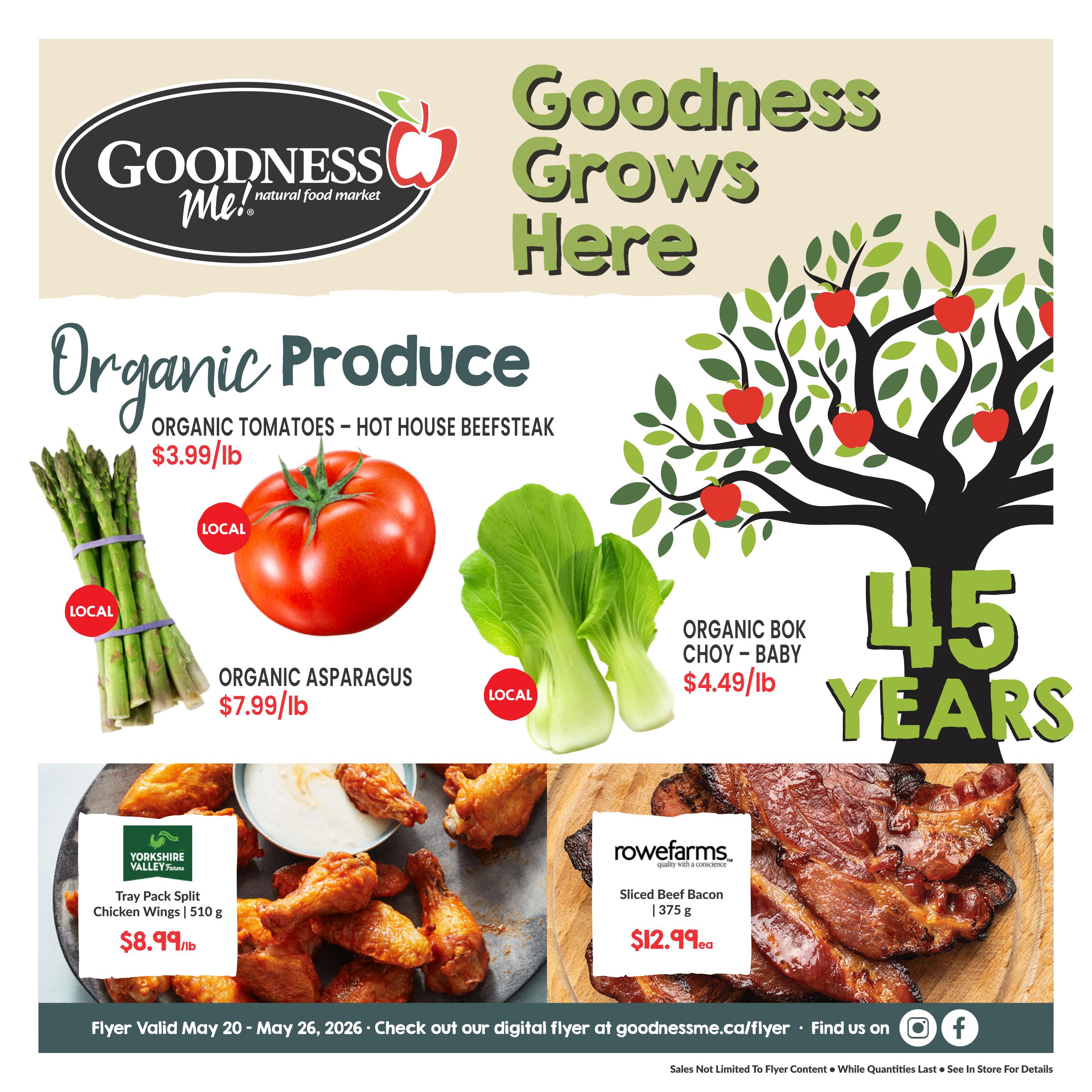 Goodness Me Flyer May 20 to 26