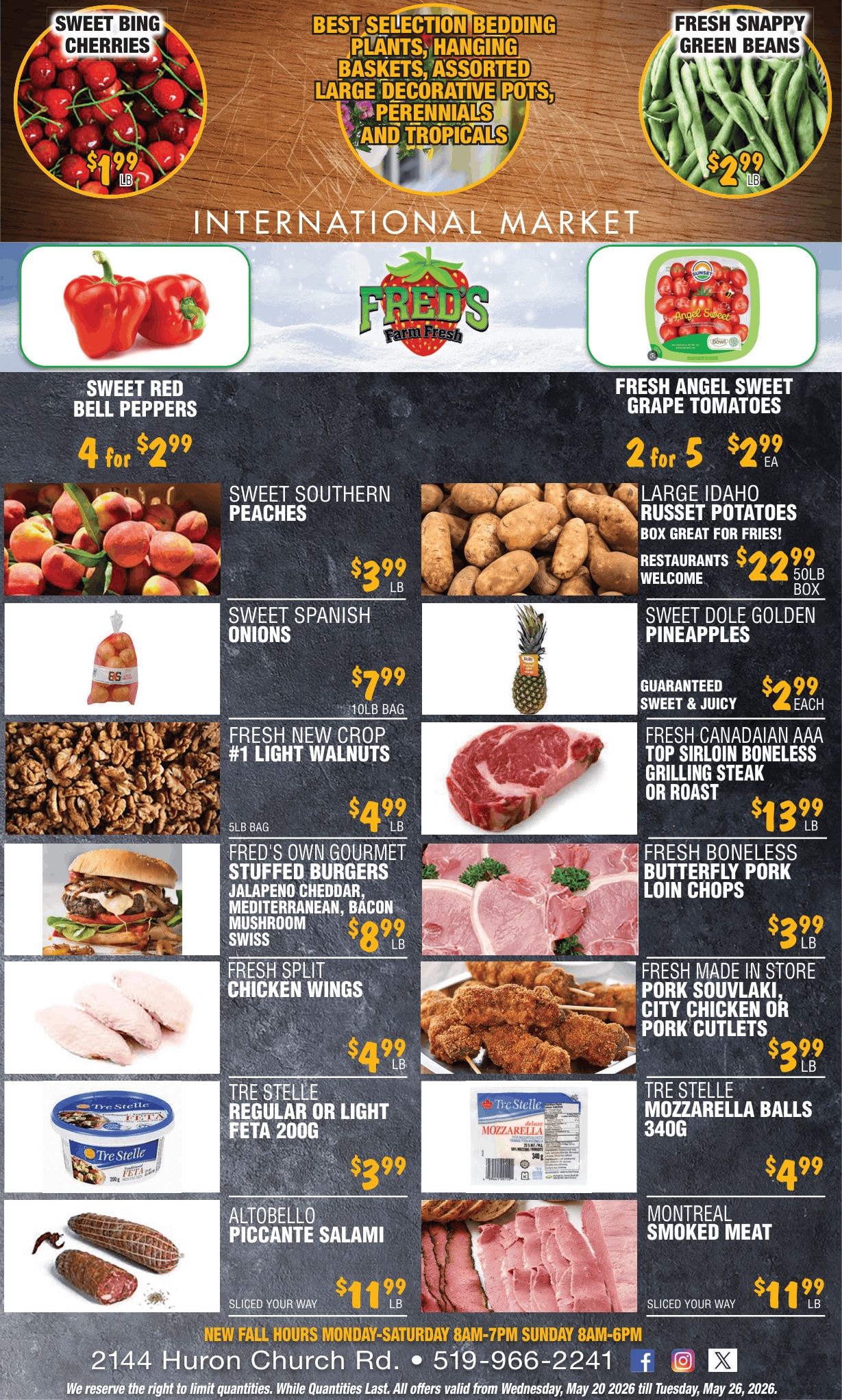 Fred's Farm Fresh Flyer May 20 to 26