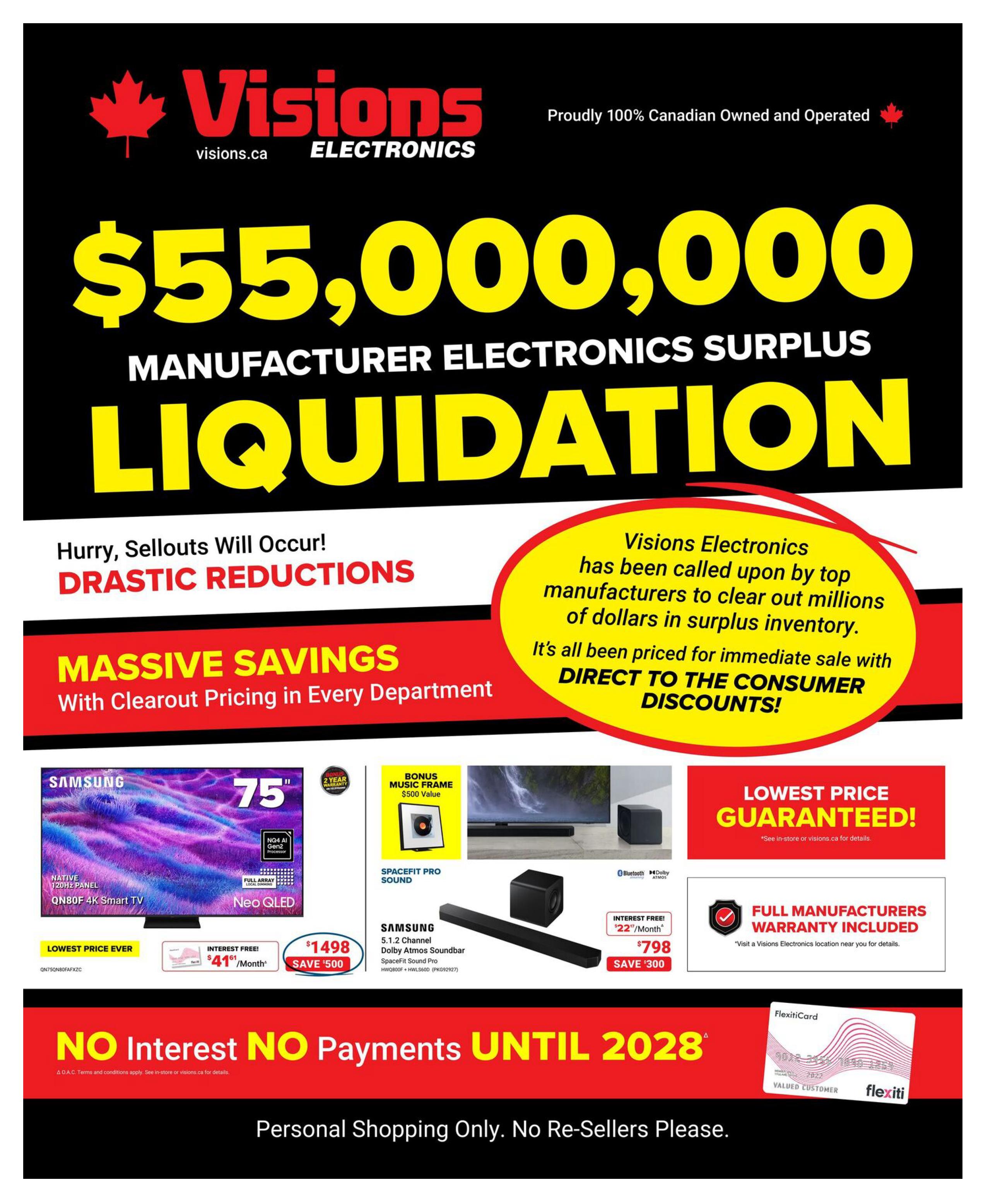 Visions Electronics Flyer May 22 to 28