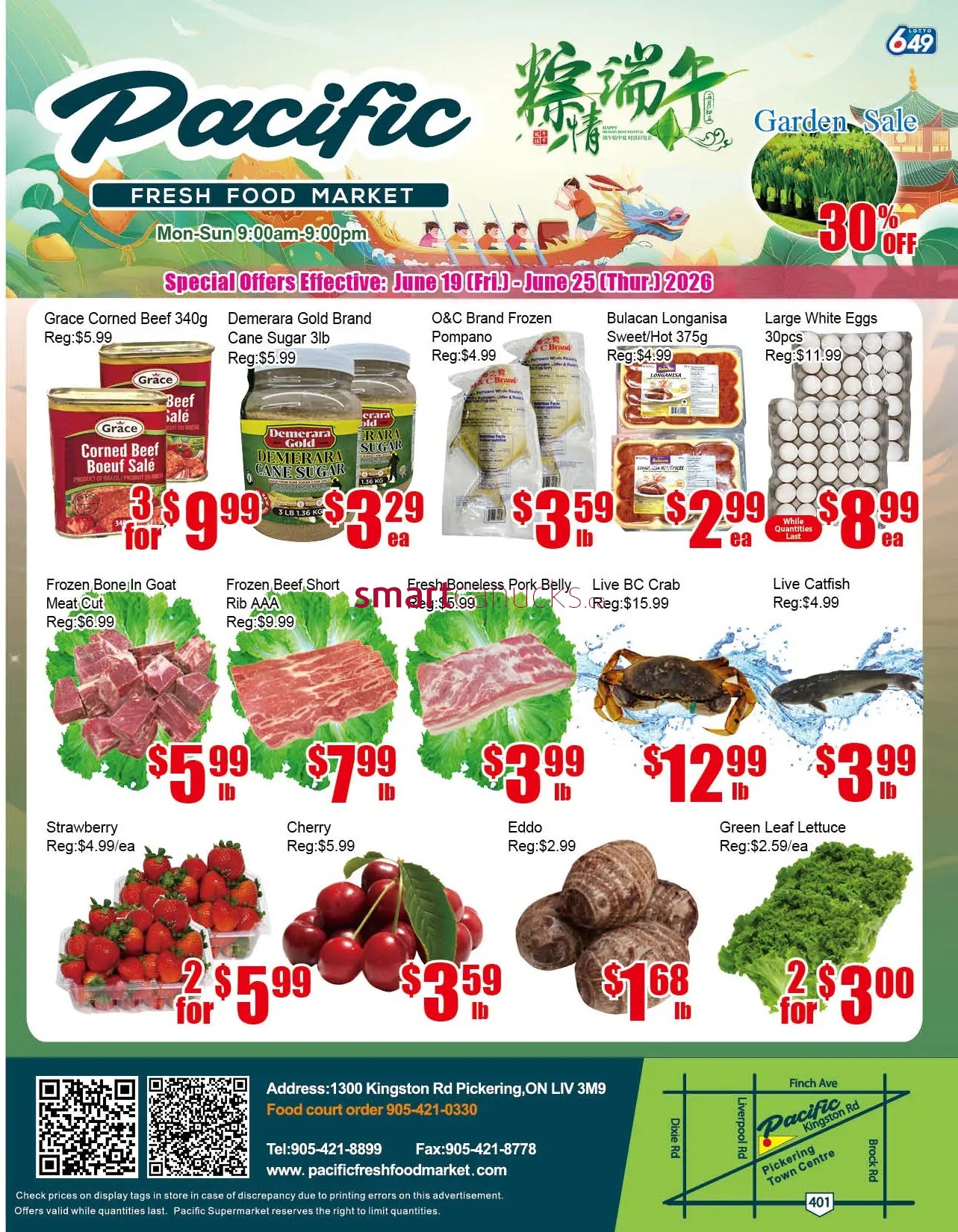 Pacific Fresh Food Market (Pickering) Flyer June 19 to 25