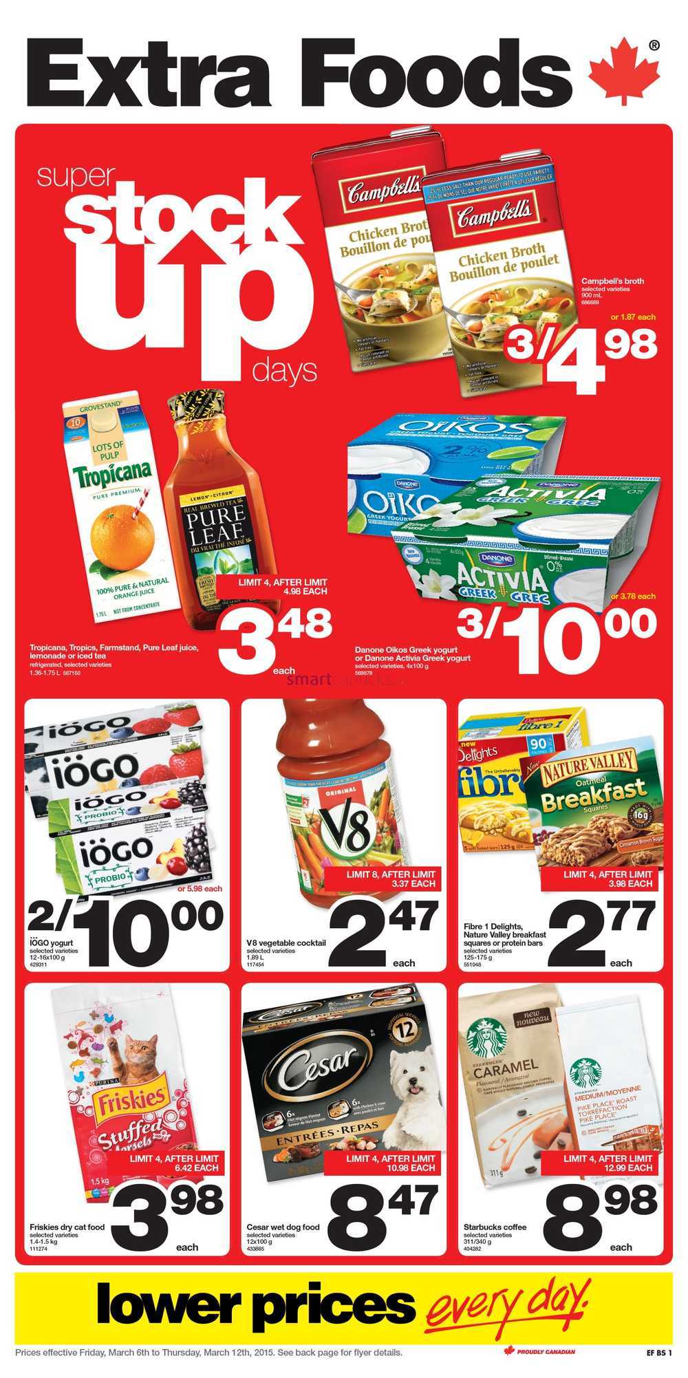 Extra Foods Flyer March 6 to 12