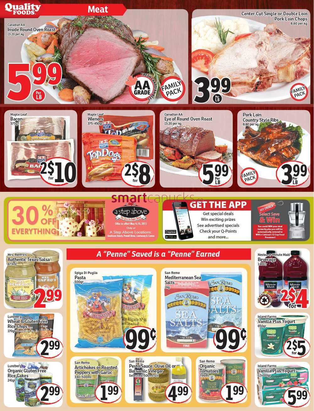 Quality Foods Flyer May 4 to 10