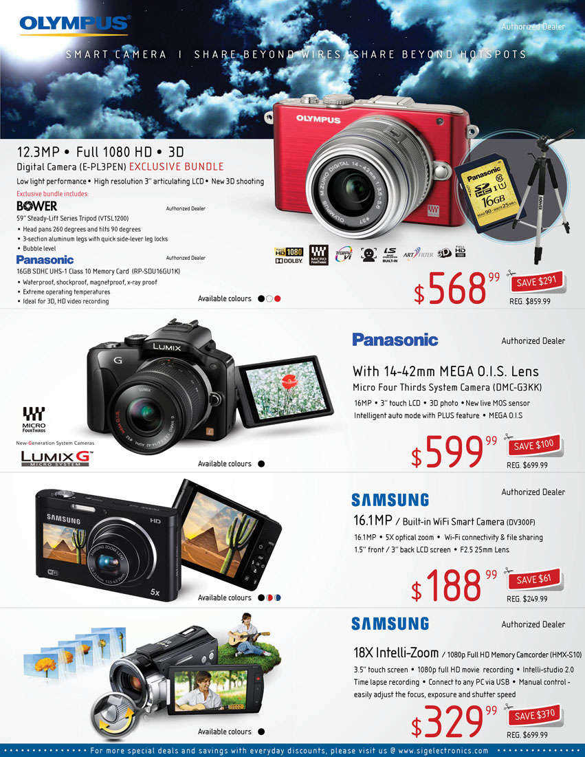 SIG Electronics flyer Sep 1 to 9