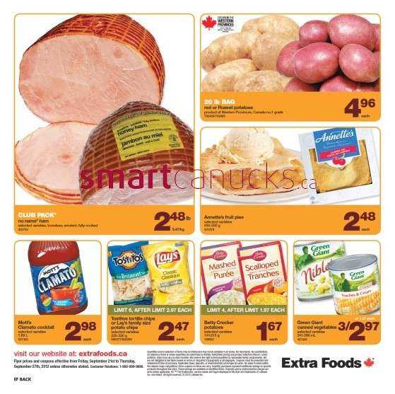 Extra Foods flyer Sep 21 to 27