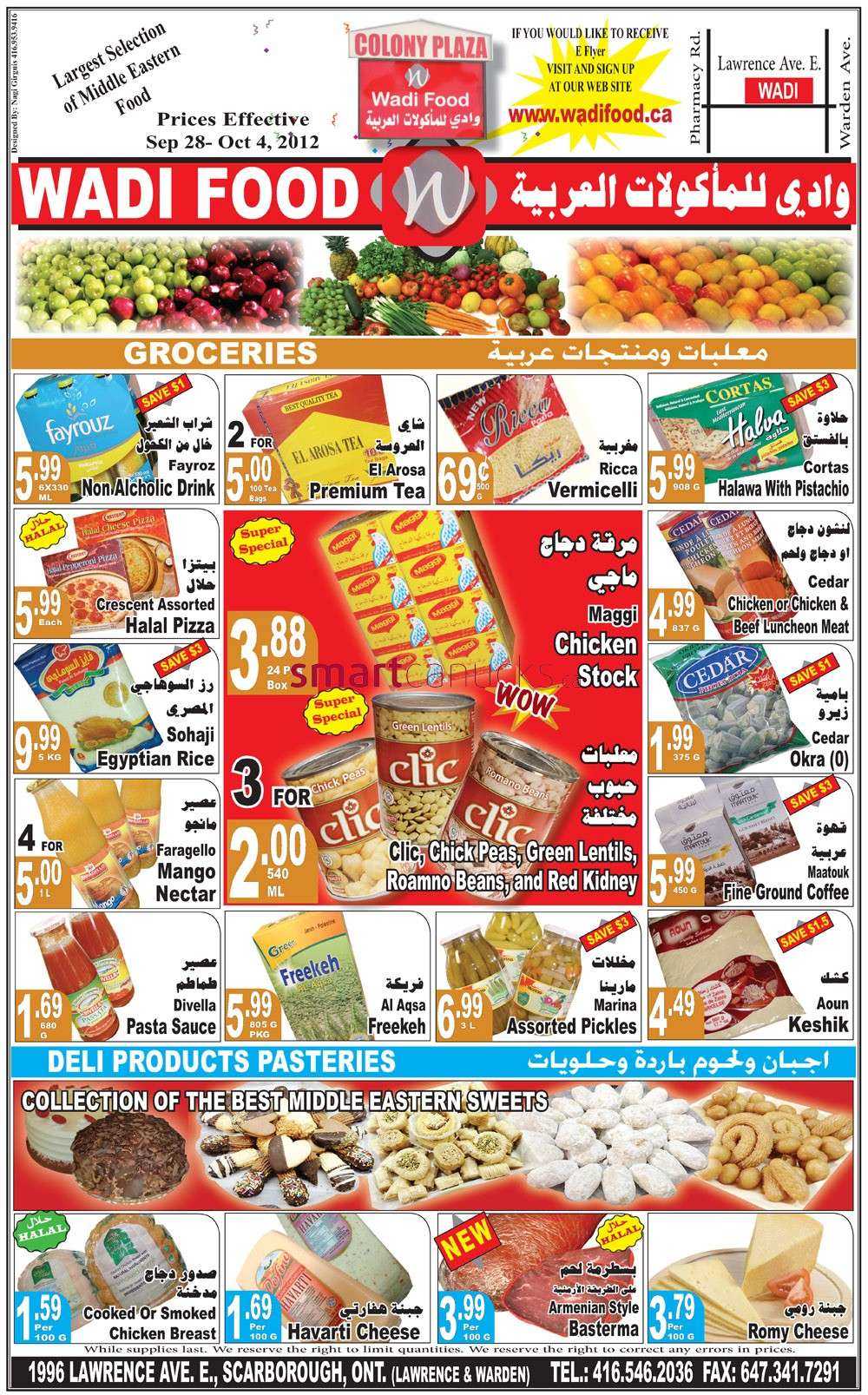 Wadi Food flyer Sep 28 to Oct 4