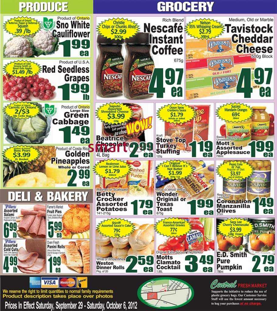 Central Fresh Market flyer Sep 29 to Oct 6