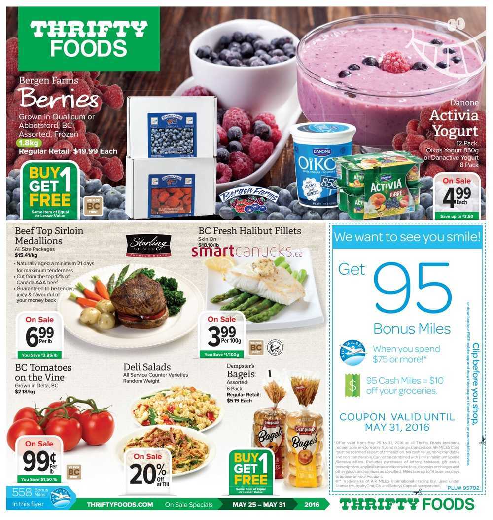 Thrifty Foods Flyer May 25 to 31