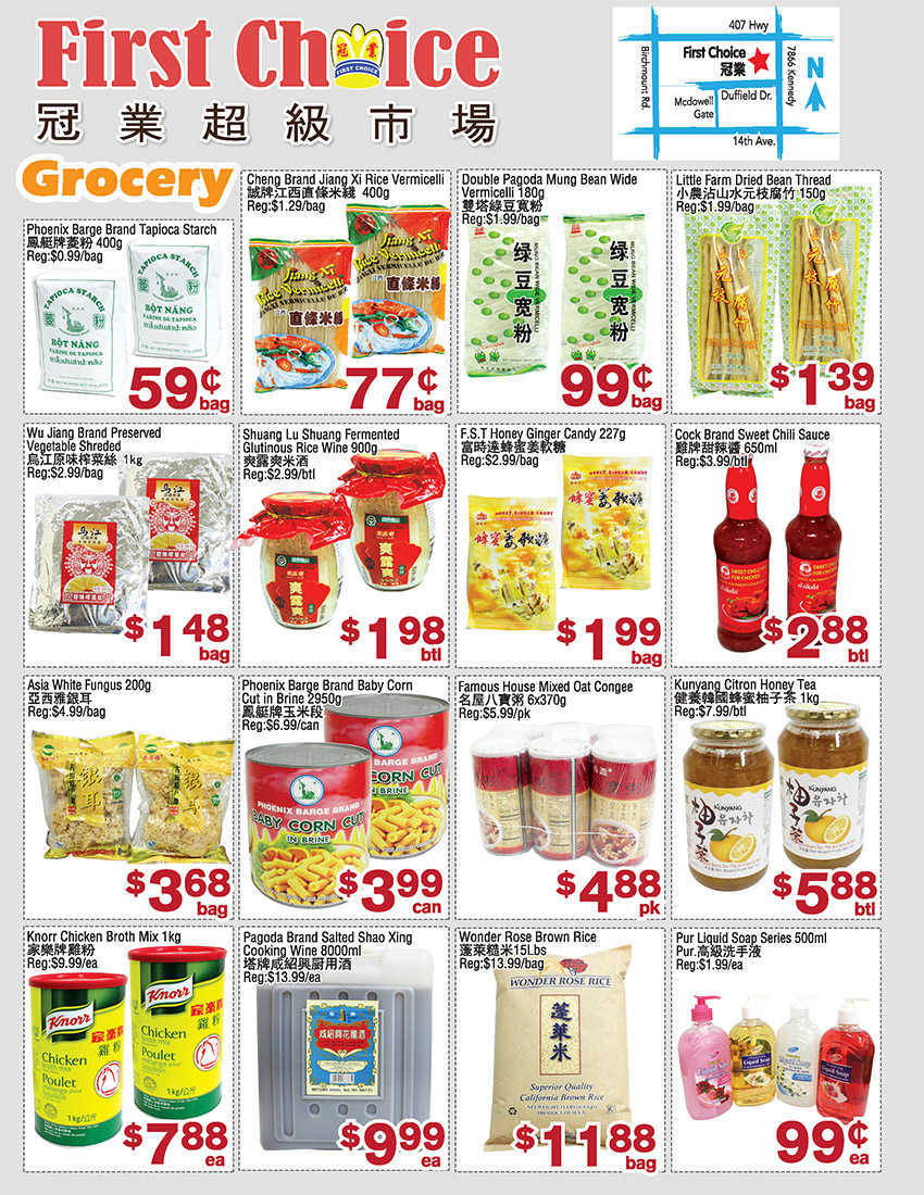 First Choice Supermarket Flyer July 1 to 7
