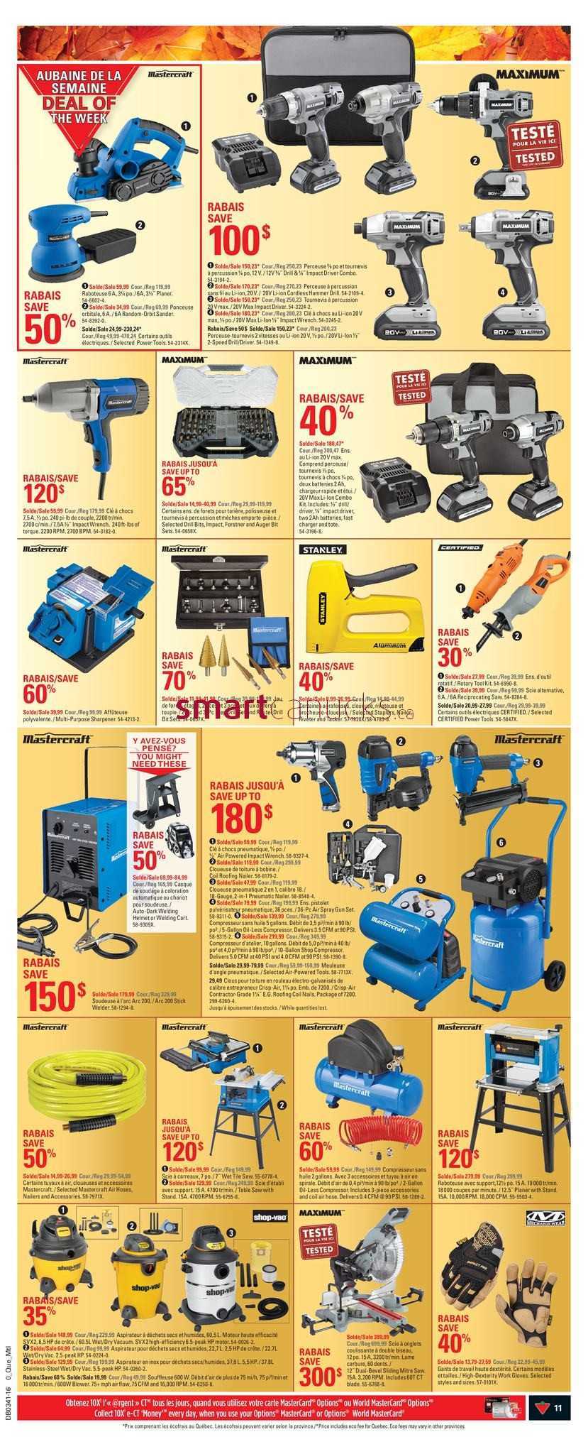 Canadian Tire QC Flyer October 7 To 13