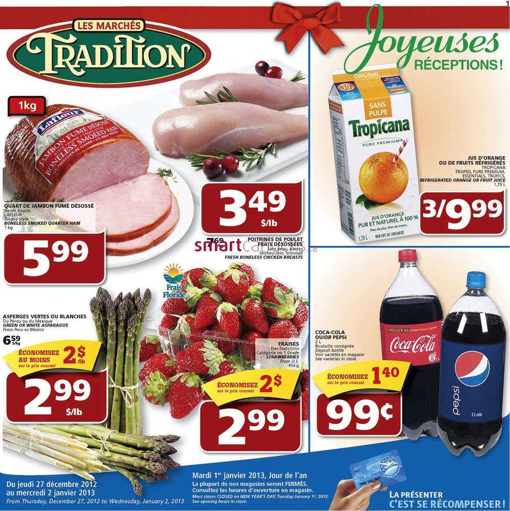 Les Marches Tradition flyer Dec 27 to Jan 2