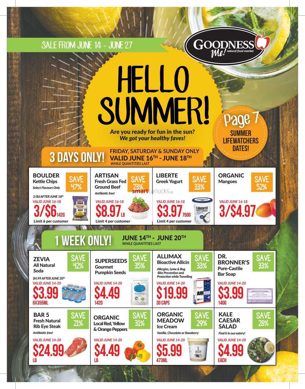 Goodness Me Flyer June 14 To 27