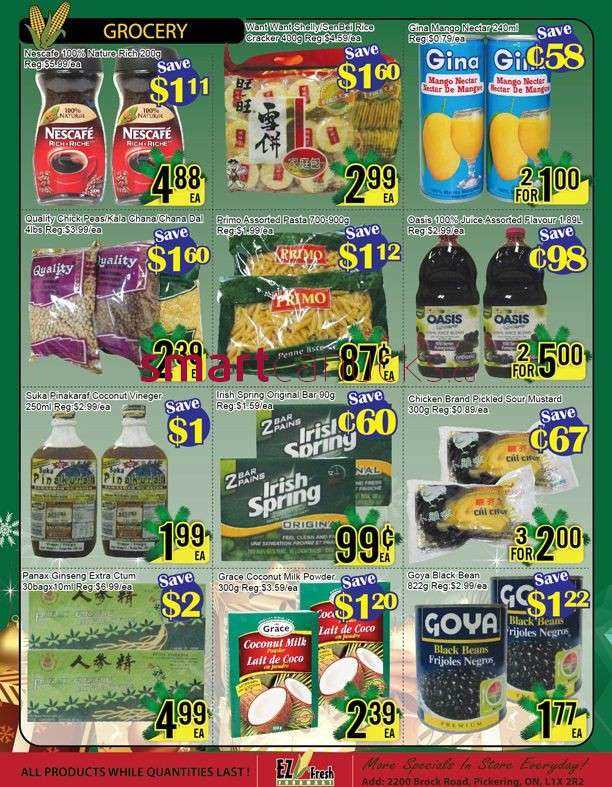EZ Fresh Foodmart flyer Jan 25 to 31