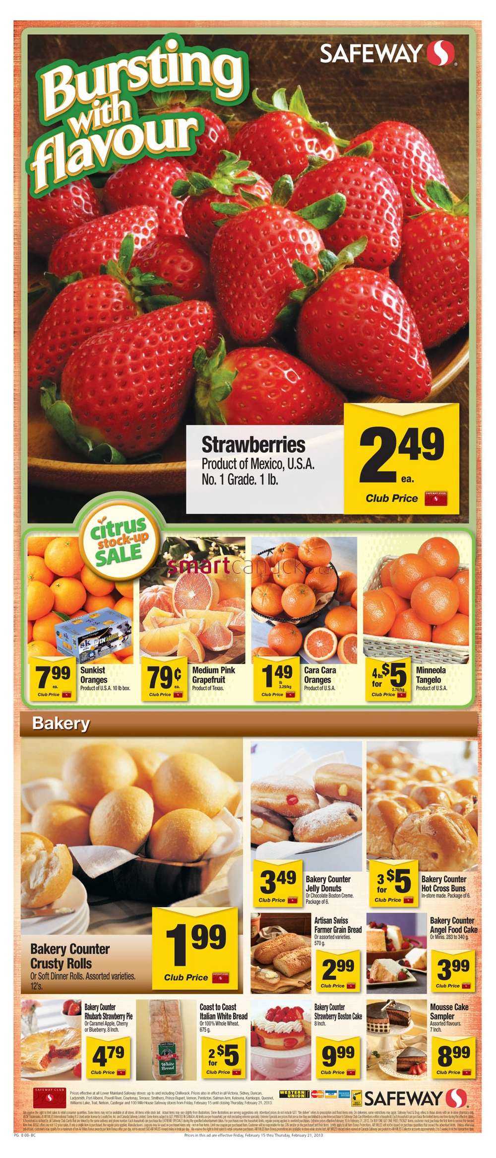 Safeway flyer Feb 15 to 21