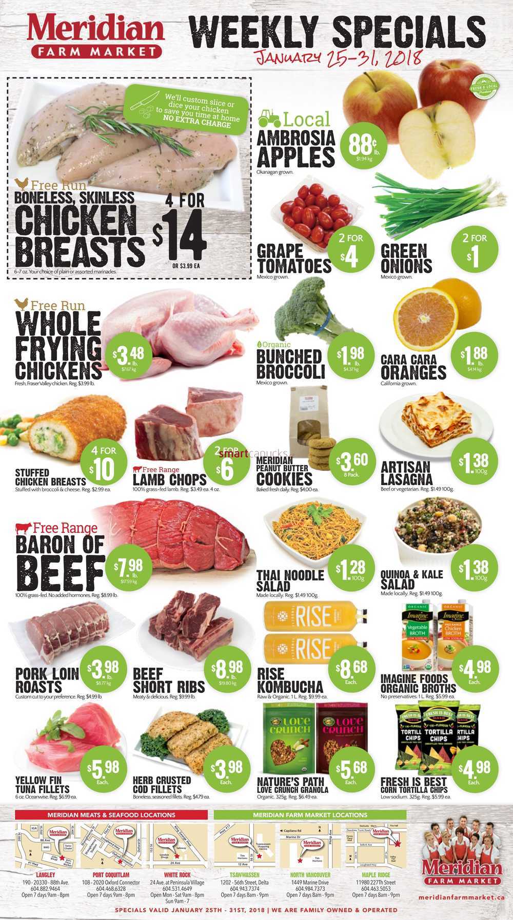 Meridian Farm Market Flyer January 25 to 31