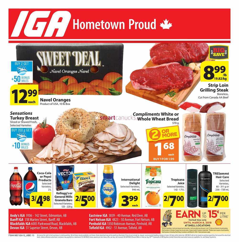 IGA (West) Flyer March 1 to 7