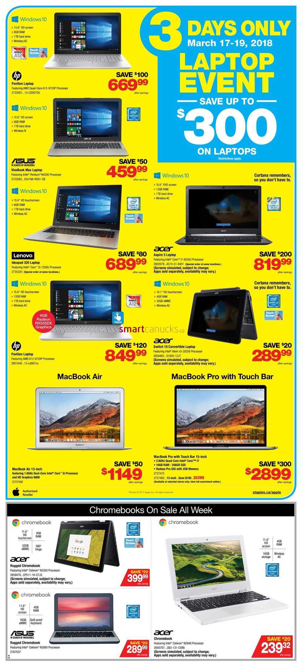 Staples Flyer March 14 To 20 Staples Flyer March 14 To 20